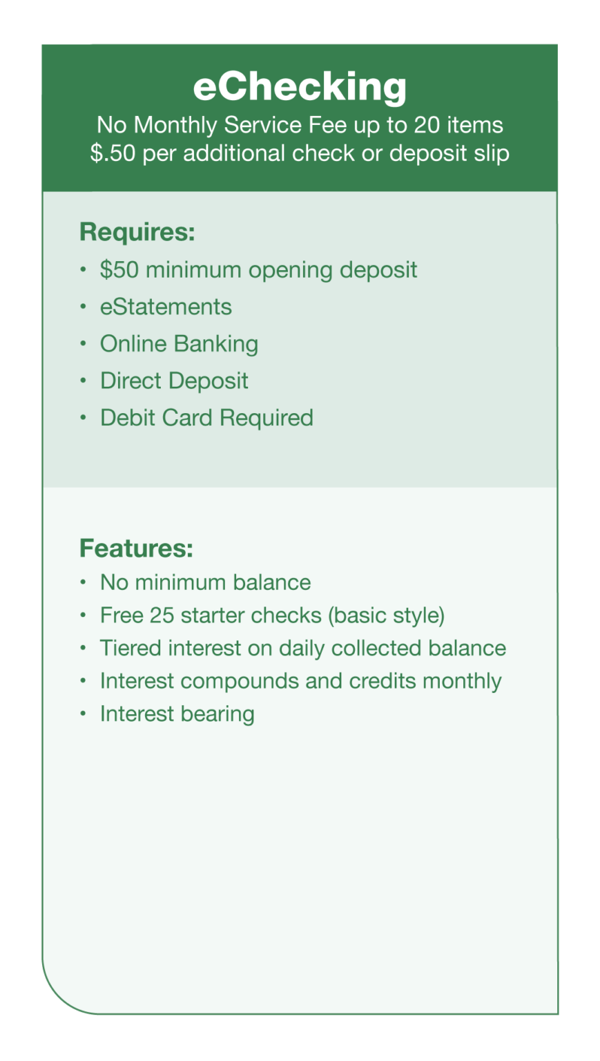 Personal Checking - Premier Banks